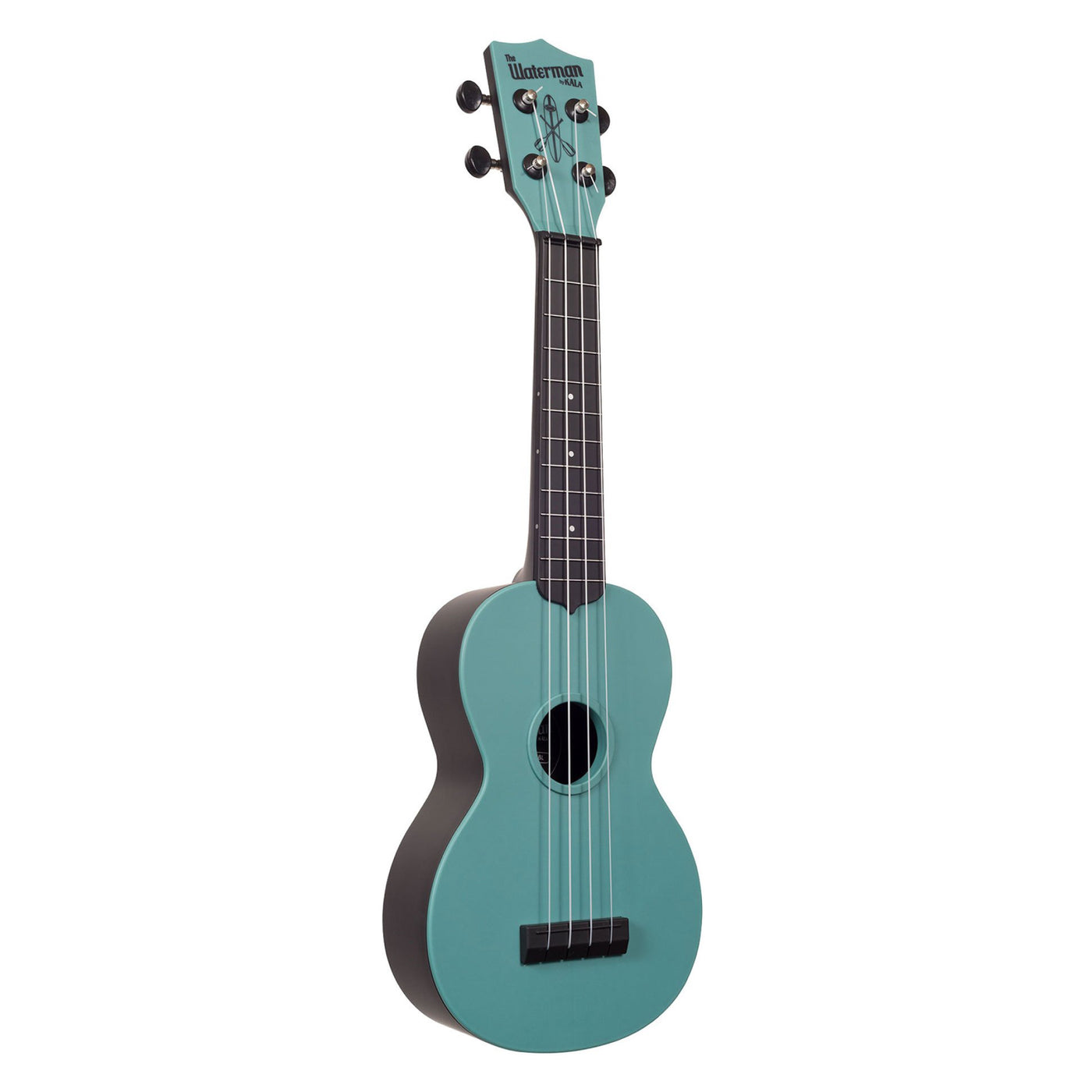 Kala KA-SWG Glow-In-The-Dark Blue Matte Soprano Waterman Ukulele ...